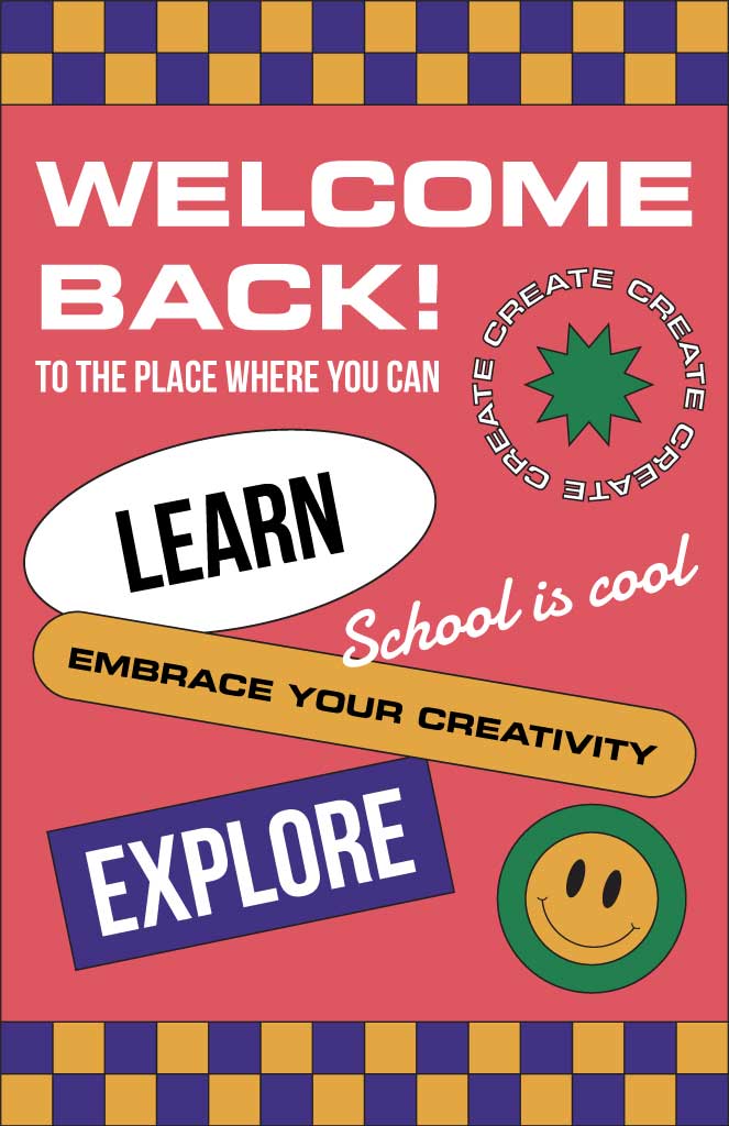 Cool School Poster Designs