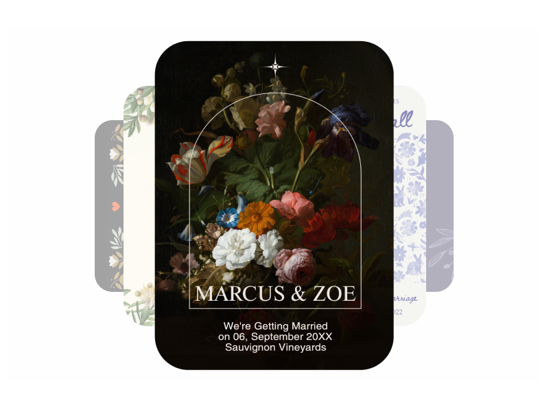Free Wedding Invitation Maker | Design Wedding Invitations | Picsart