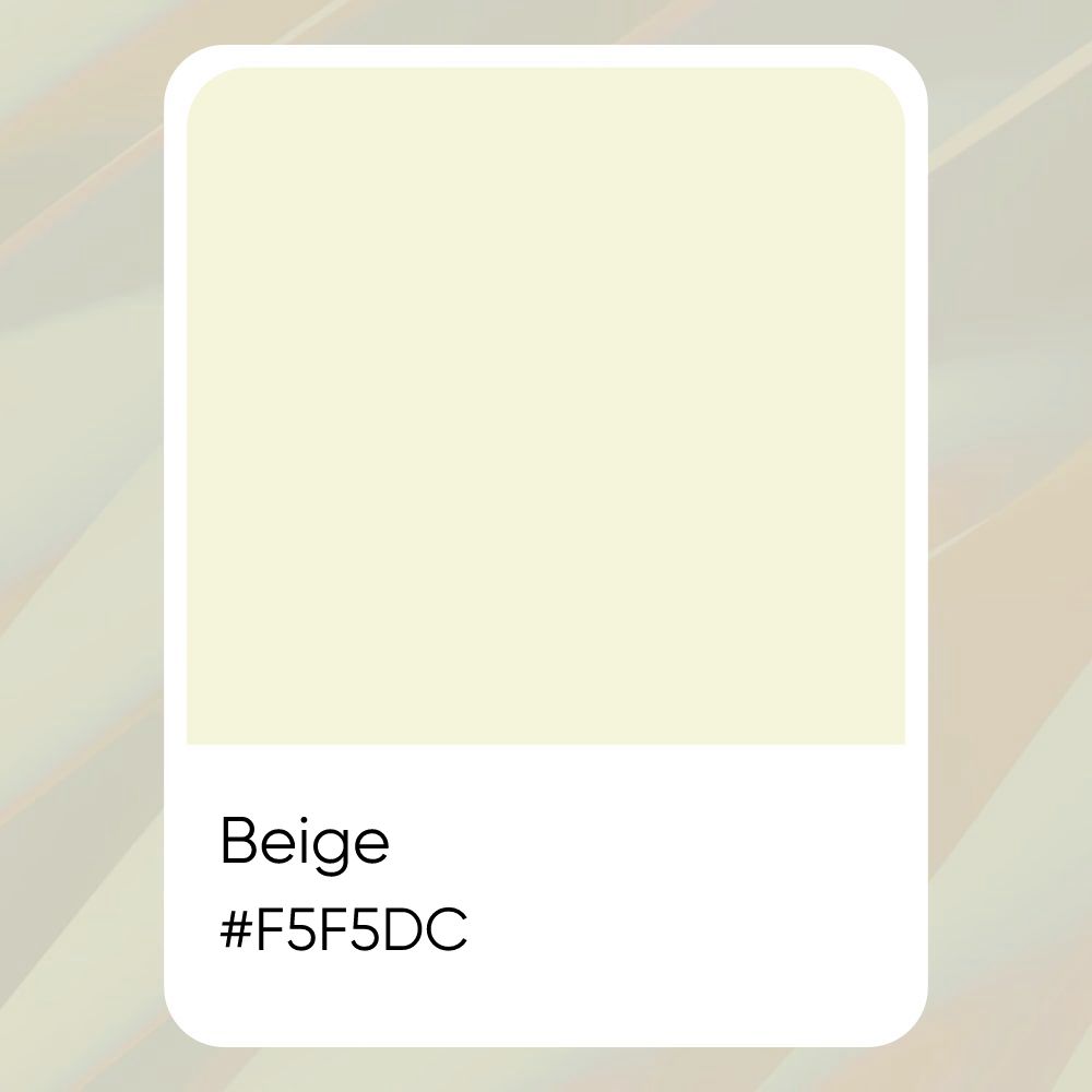 All about the Color Beige - Meaning, Psychology & Design Tips