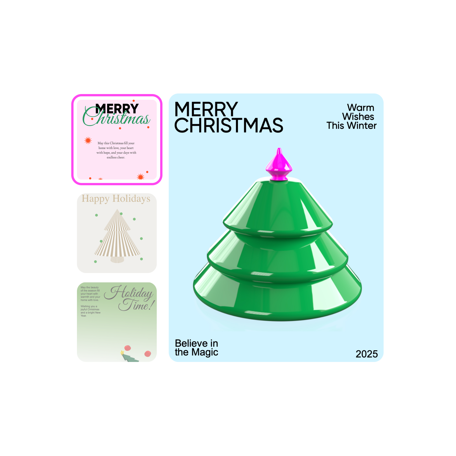 Christmas Card Maker – Design Custom Holiday Cards for Free Online ...
