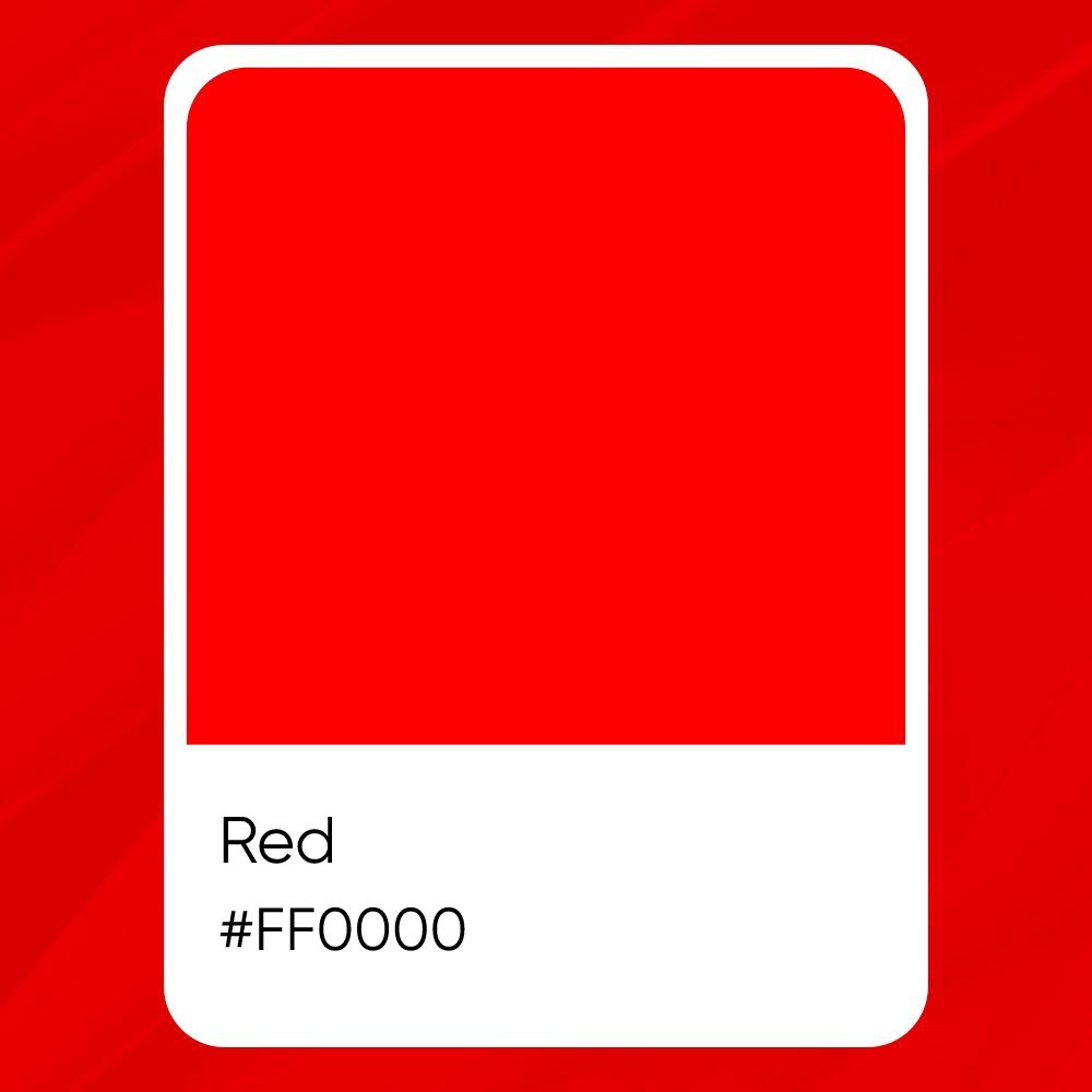 All about the Color Red - Meaning, Psychology & Design Tips