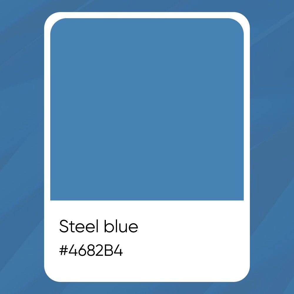 All about the Color Steel Blue - Meaning & Psychology