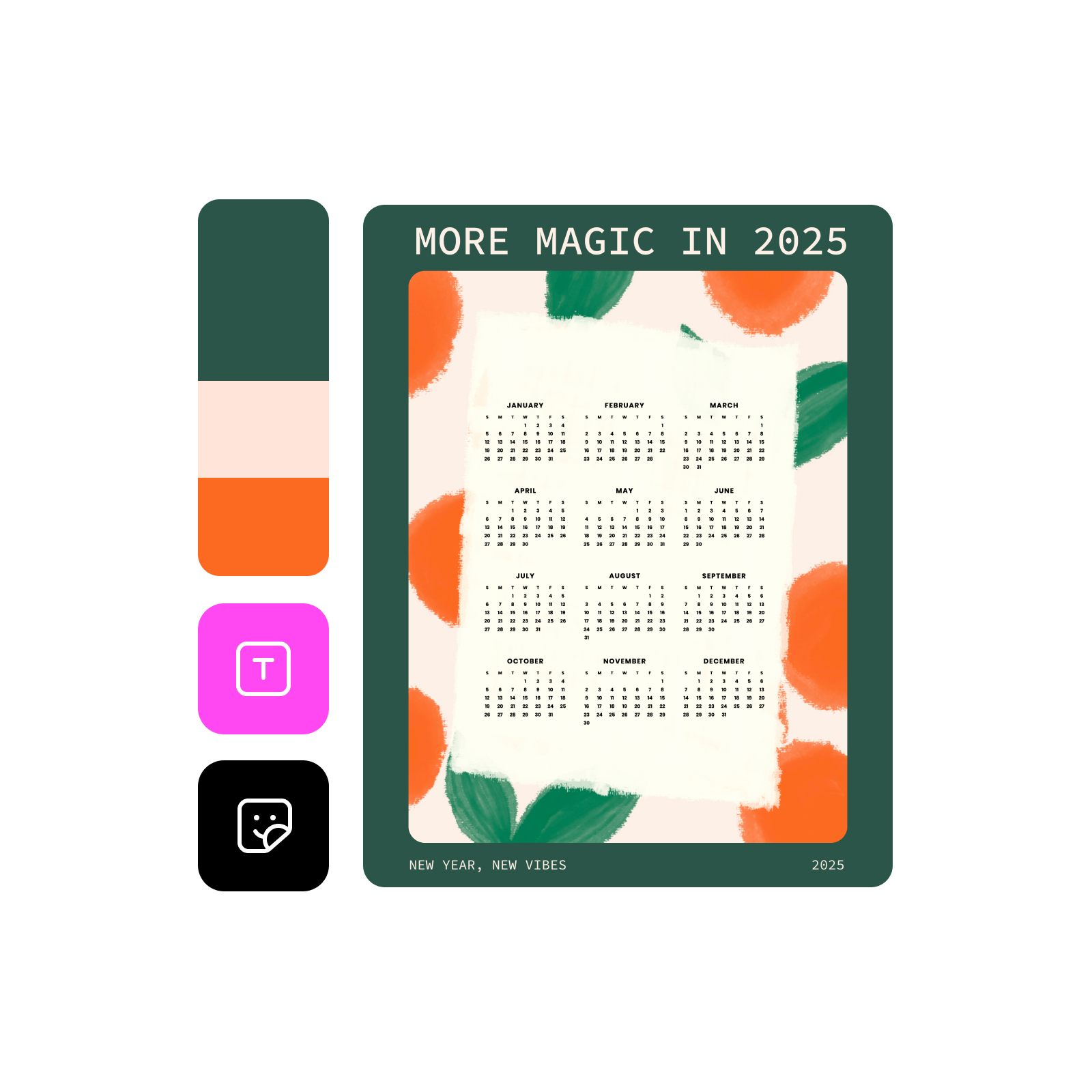 Online Calendar Maker: Create Custom Calendars for Free | Picsart