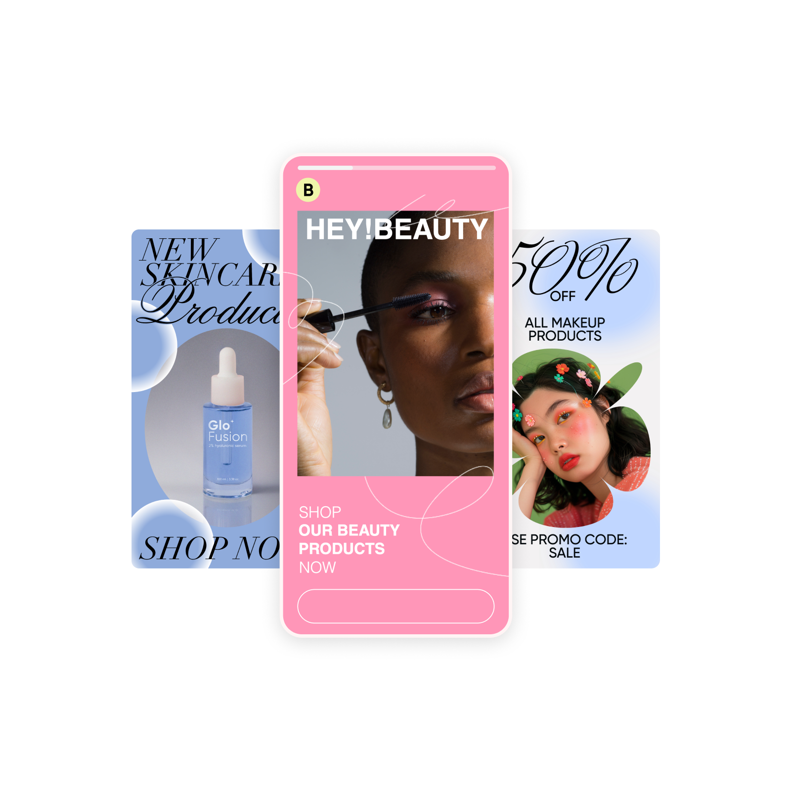 Create Beauty Product Visuals, Ads, and Social Media Posts