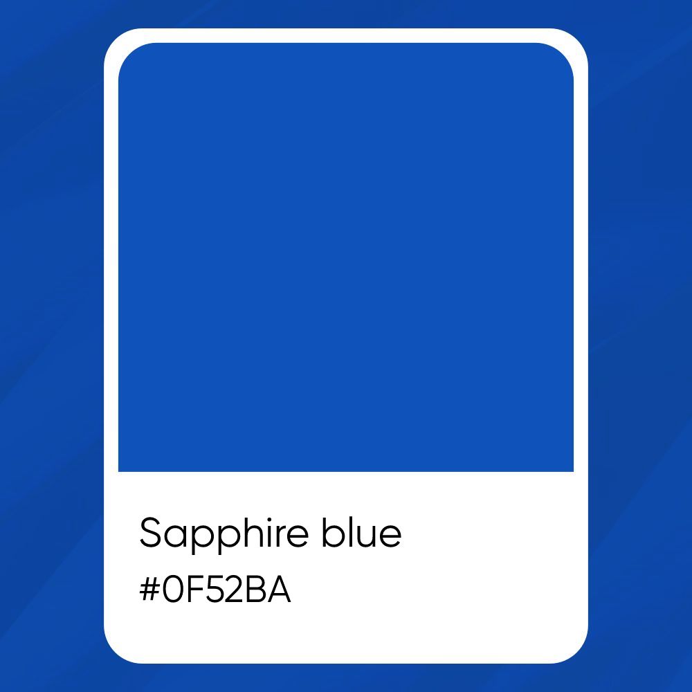 All about the Color Sapphire Blue - Meaning & Psychology