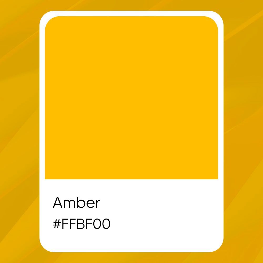 All about the Color Amber - Meaning, Psychology & Design Tips