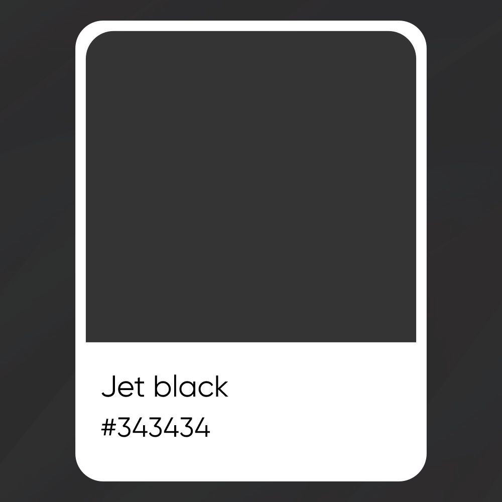 All about the Color Jet Black -Hex Code, Meaning & Psychology