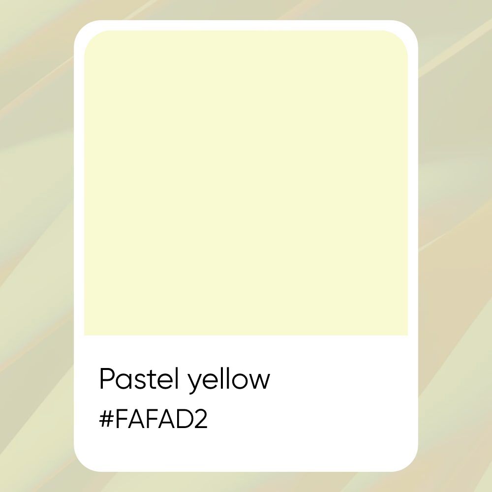 All about the Color Pastel Yellow - Meaning and Psychology