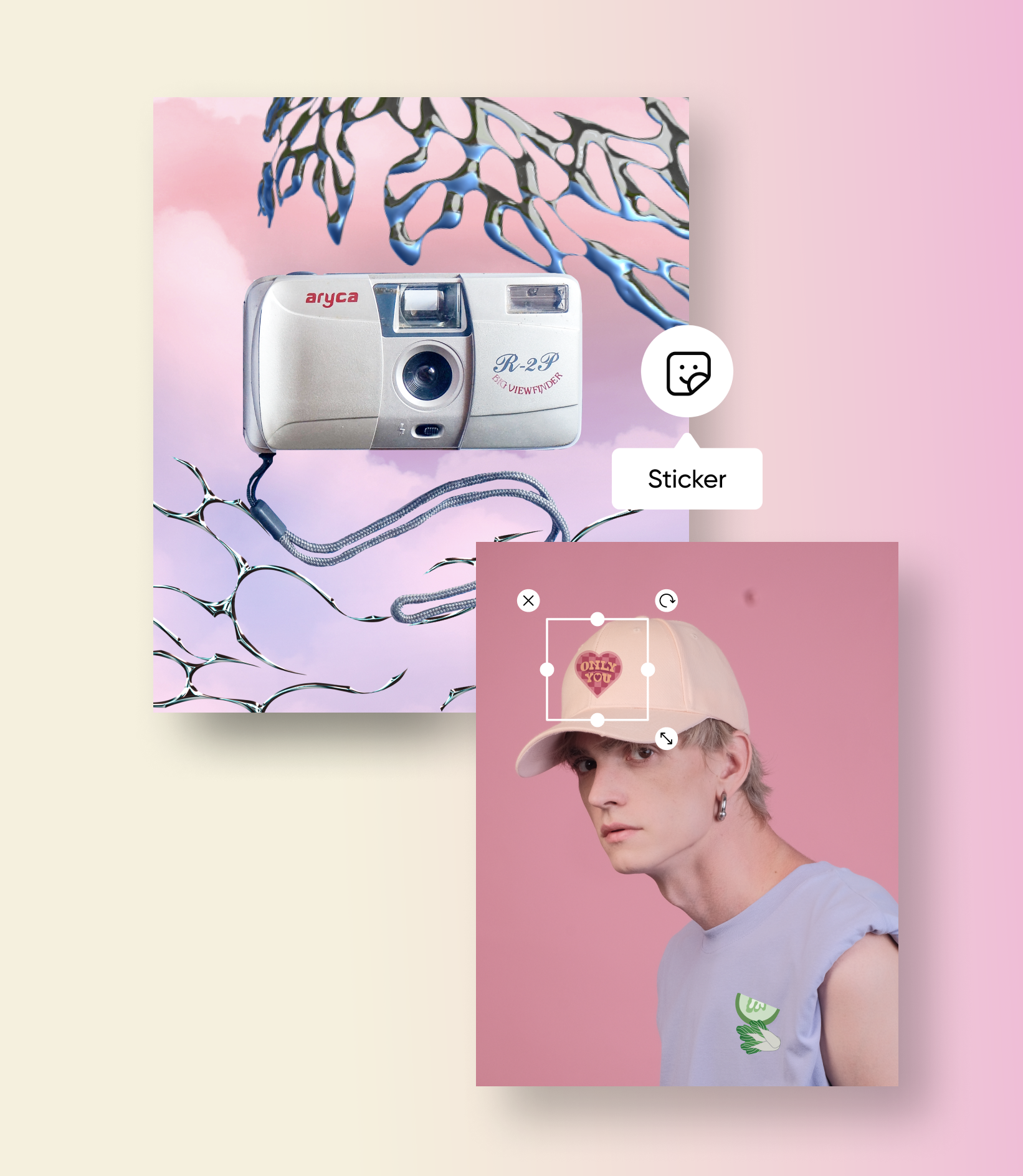 Creatore di Sticker Gratuito | Progetta Sticker Personalizzati Online ...