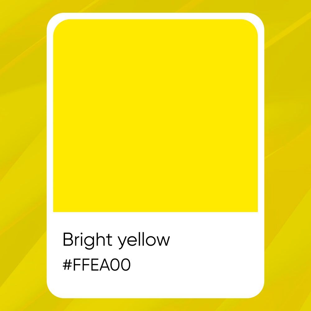 All about the Color Bright Yellow - Meaning and Psychology